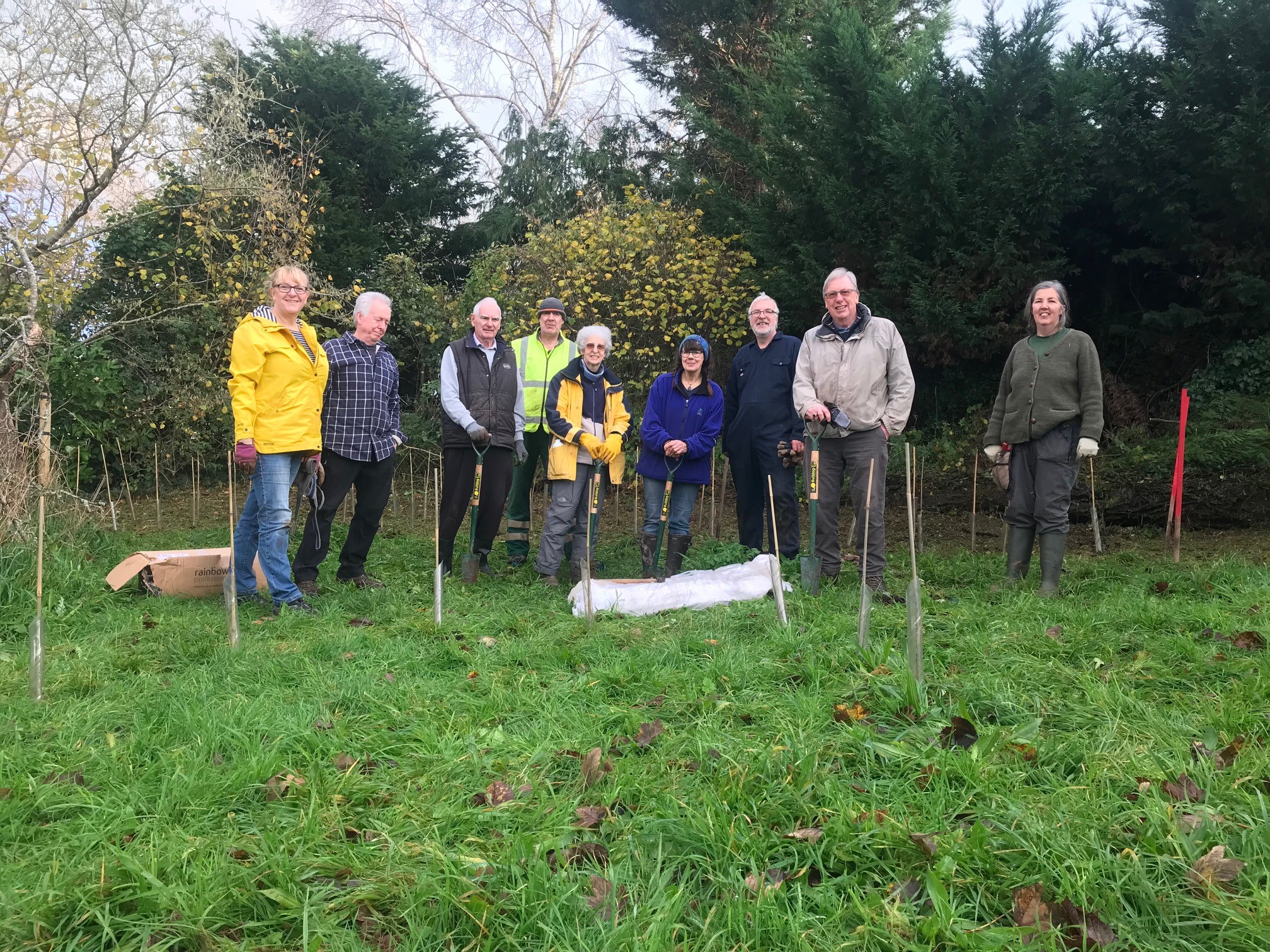 Successful planting day – Friends of Downhorn Park